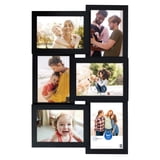 Mainstays 6-Opening 5" x 7" Black Collage Frame - Walmart.com