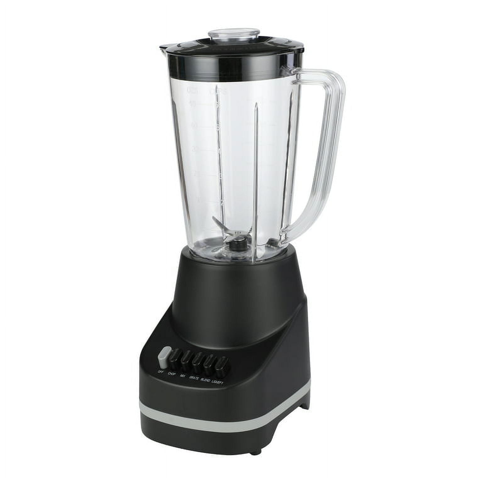 Mainstays 6 Speed Blender with 48 Ounce Jar, 360 Watt, Black, New ...