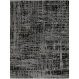Mainstays 60"x79" Black and Gray Abstract Indoor Area Rug - Walmart.com