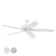 Mainstays 52" Indoor/Outdoor Black 5 Blade Reverse Airflow Ceiling Fan ...
