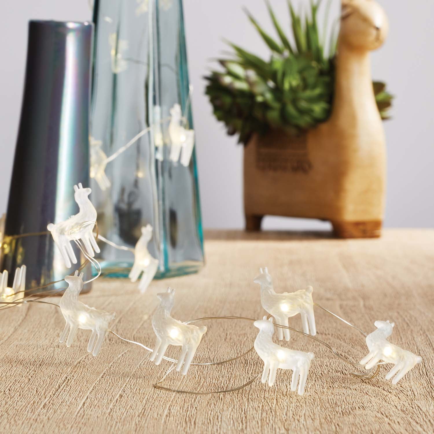 Mainstays 6ft Llama LED Fairy String Lights with Battery Timer for Home ...
