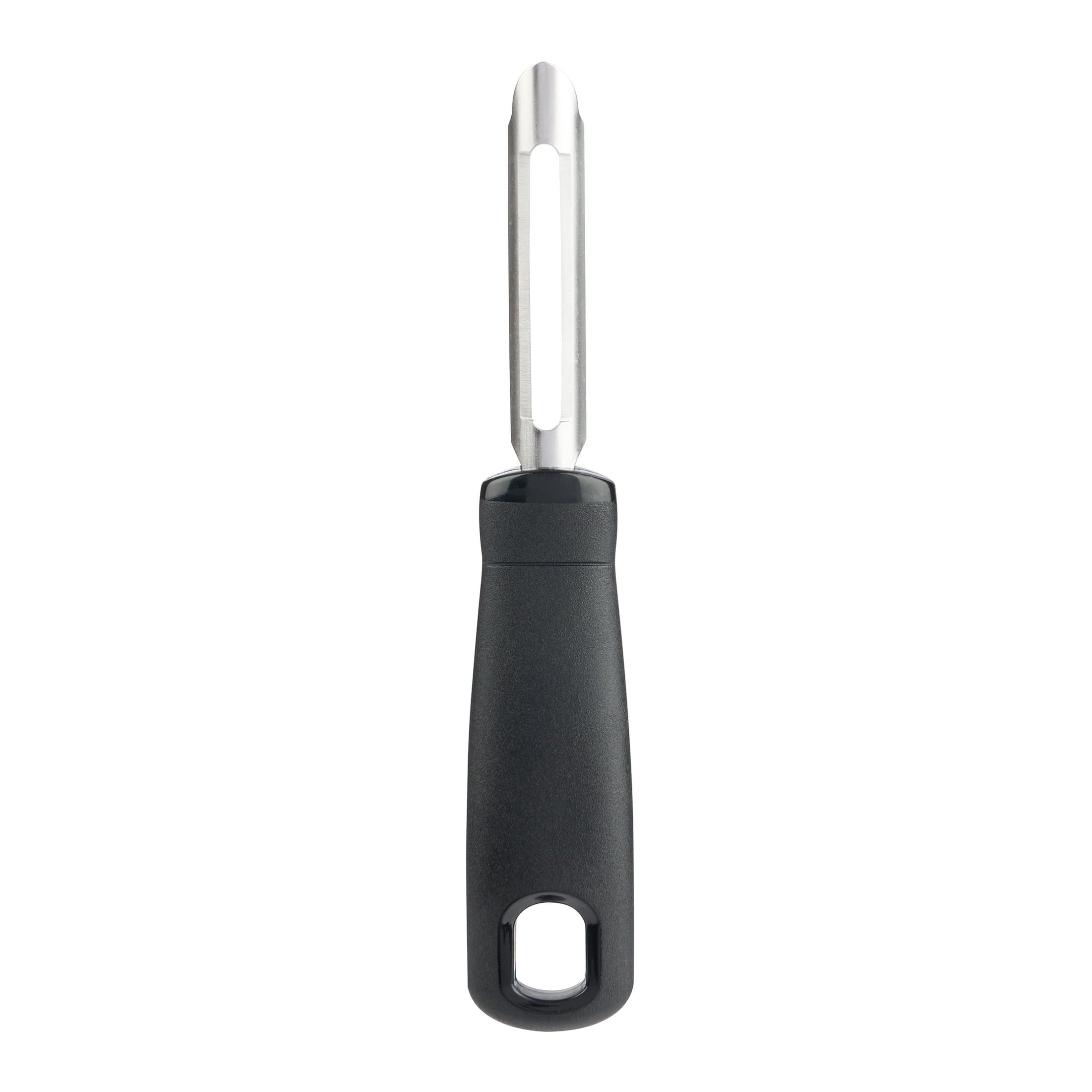 Mainstays Stainless Steel Fruit and Vegetable Peeler, 6in, Ergonomic ...