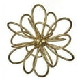 Mainstays 6in x 6in Contemporary Metal Floral Tabletop Orb, Gold - Walmart.com