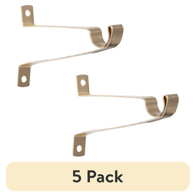 (5 pack) Mainstays 7/16 in. Diameter Petite Café Metal Curtain Rod ...