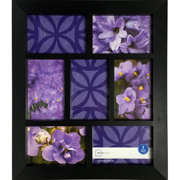 Mainstays 7-Opening Black Collage Frame - Walmart Business Supplies