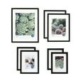 Mainstays Picture Frame Set, 7-Piece Gallery Wall, Black, Multiple ...