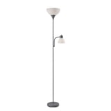 Mainstays 72 inch Silver Combo Floor Lamp with Reading Lamp Modern ...