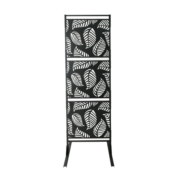 Mainstays 76"H Palm Metal Outdoor Privacy Screen - Walmart Business ...