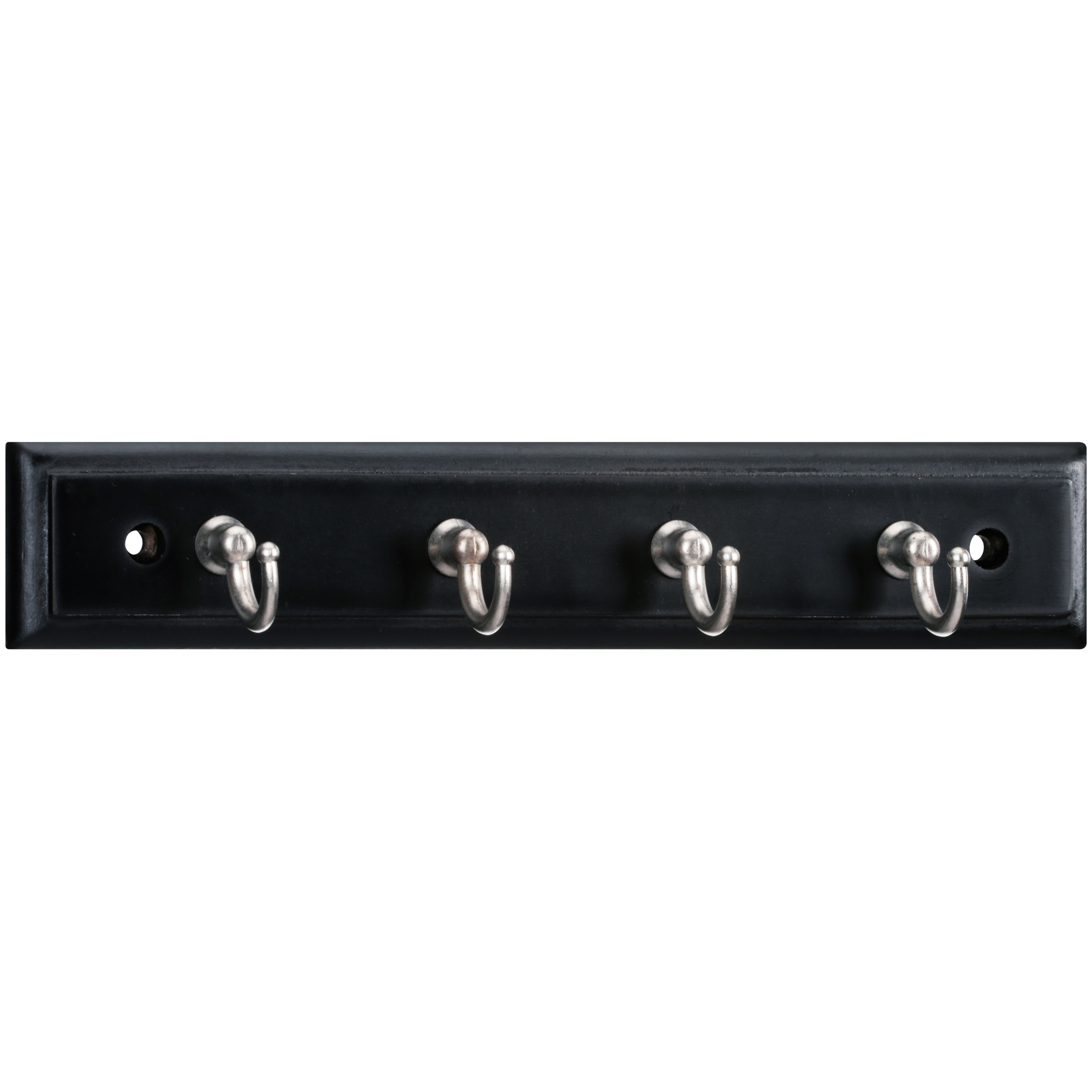 Mainstays 14 1/2 in. Wall Mounted Metal Hook Rack, 5 Single Hooks ...