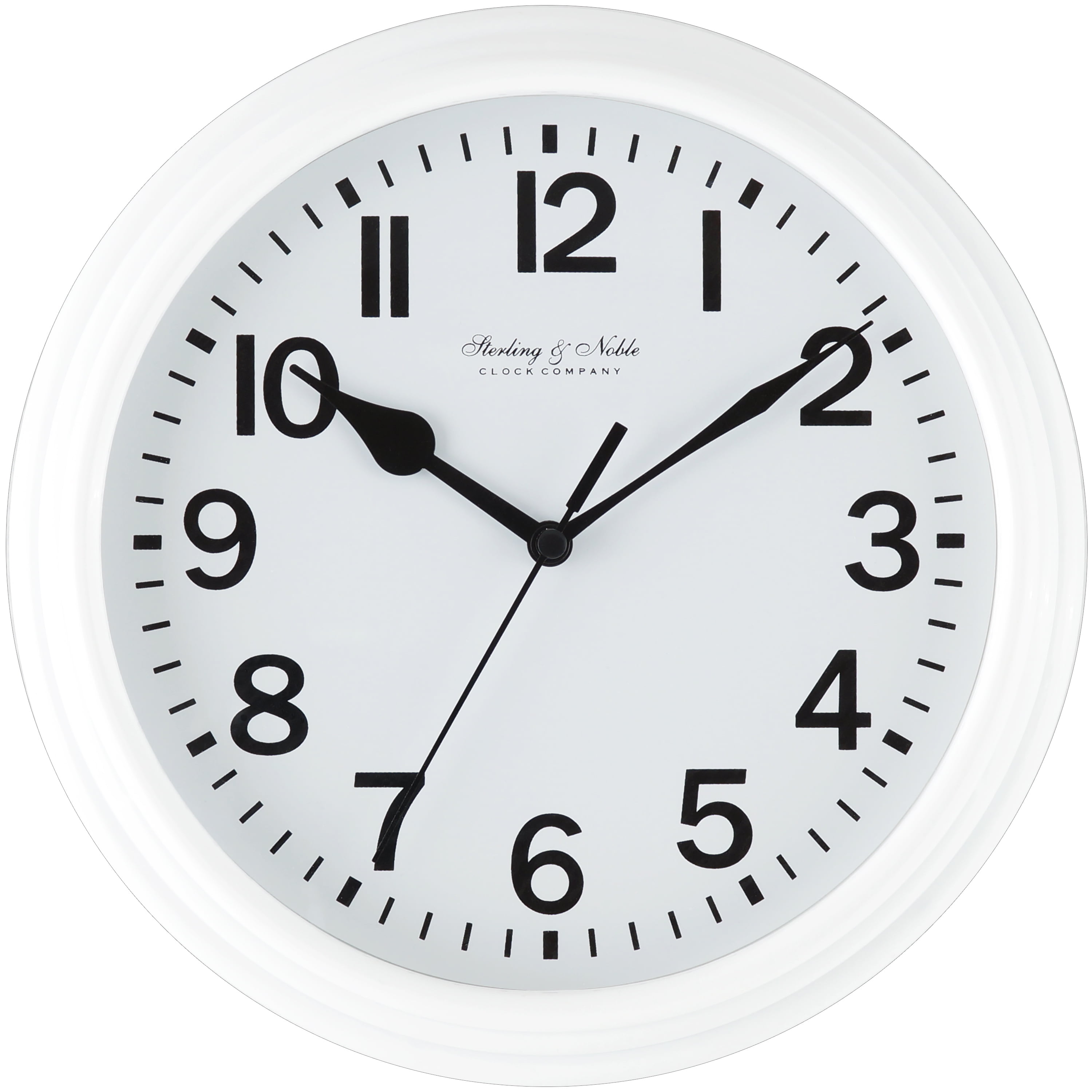 Mainstays 8.78" Basic Clock White - Walmart.com
