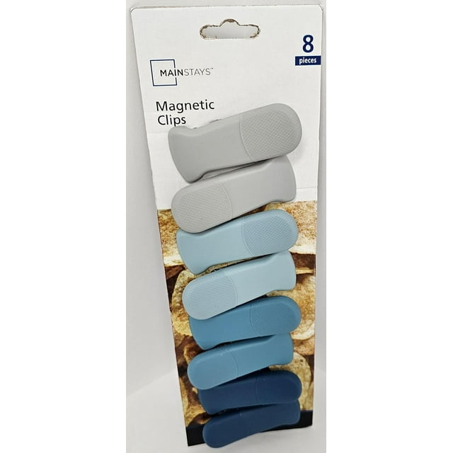 Mainstays 8-Piece Magnetic Plastic Bag Clips Set, Multicolor - Walmart.com