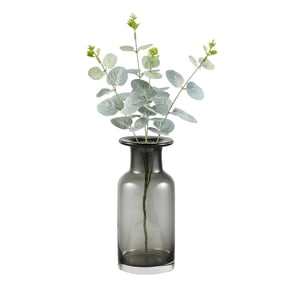 Mainstays Circular Ceramic Donut Vase, 8 inches, White Indoor ...