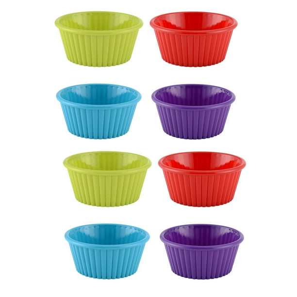 Mainstays 8-piece Prep Bowl Set in Assorted Colors - Walmart Business ...