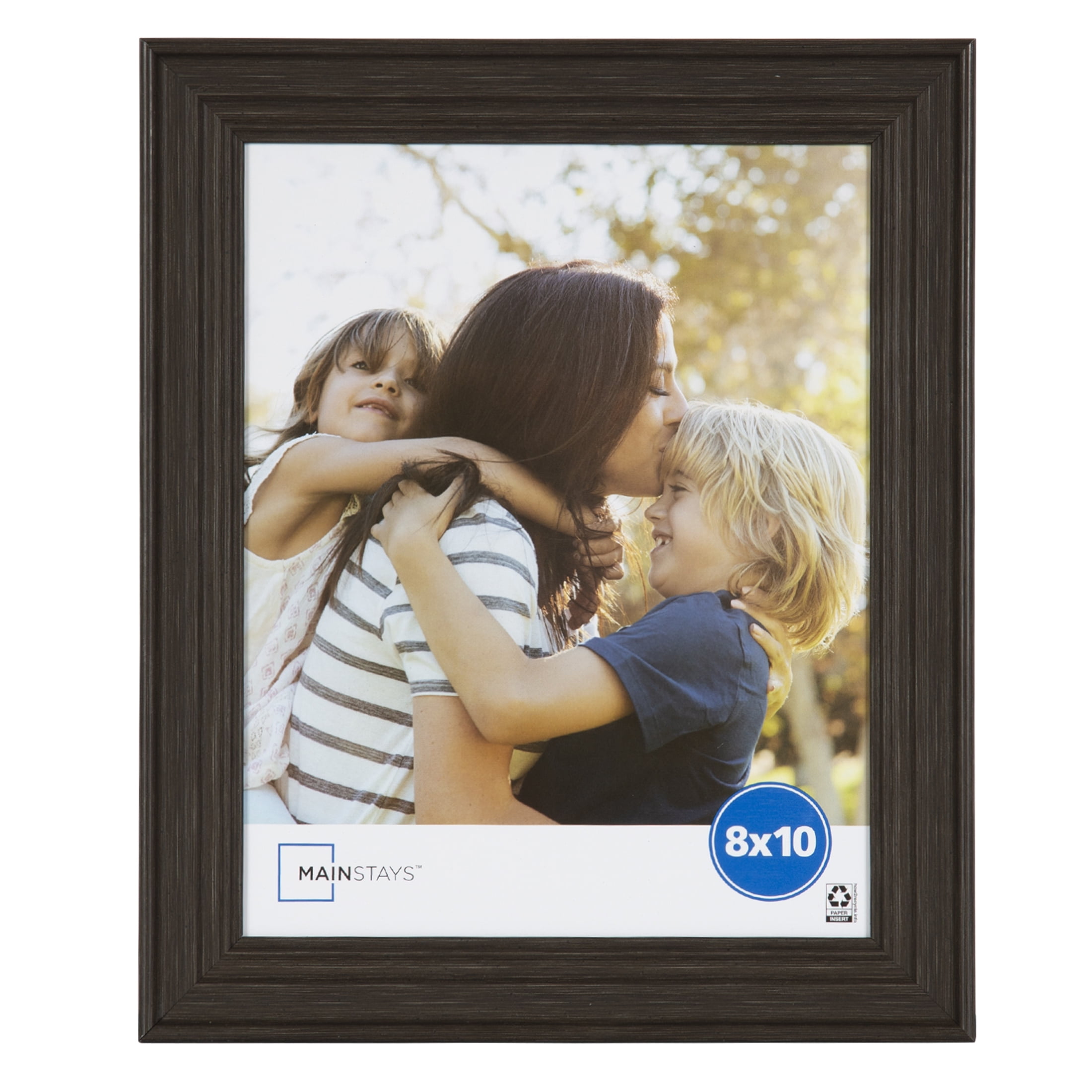 Mainstays 8x10 Dark Gray Decorative Tabletop Picture Frame Stylish ...