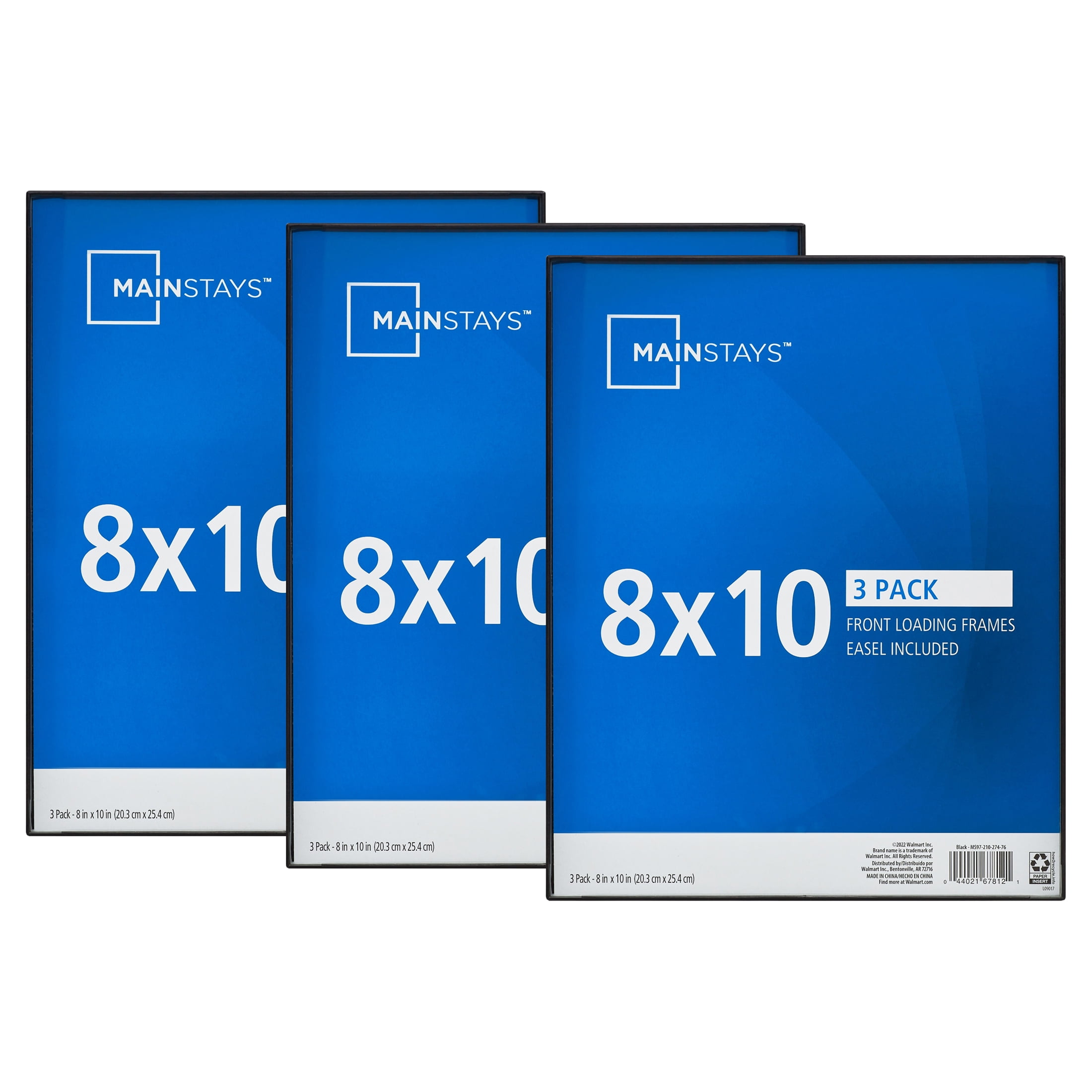 Brandclub - Mainstays 8x10 Front Loading Basic Tabletop Picture Frame ...