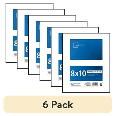 Mainstays 22x28 Matted to 18x24 Walnut Rounded Corner Poster Frame ...