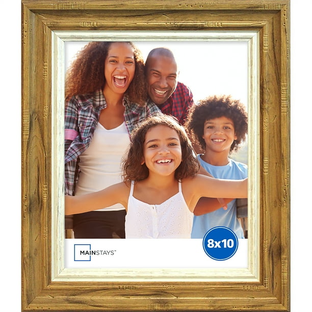 Mainstays 8x10 inch Wide Oak Tabletop Picture Frame - Walmart.com