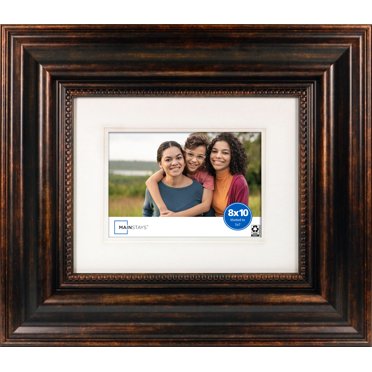 Mainstays Mahogany 8x10 Picture Frame - Walmart.com