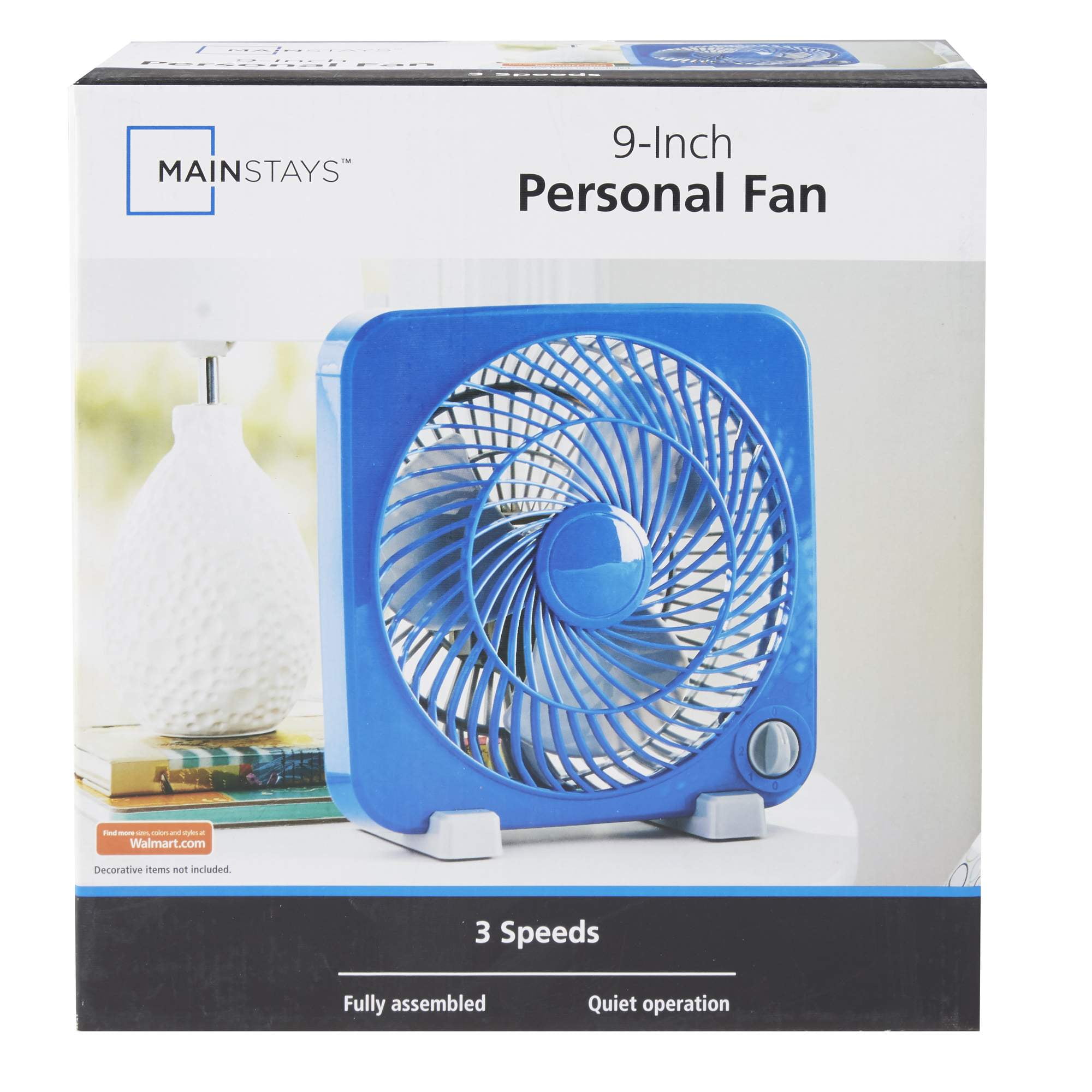 Mainstays 9" Personal Box Fan - Walmart.com