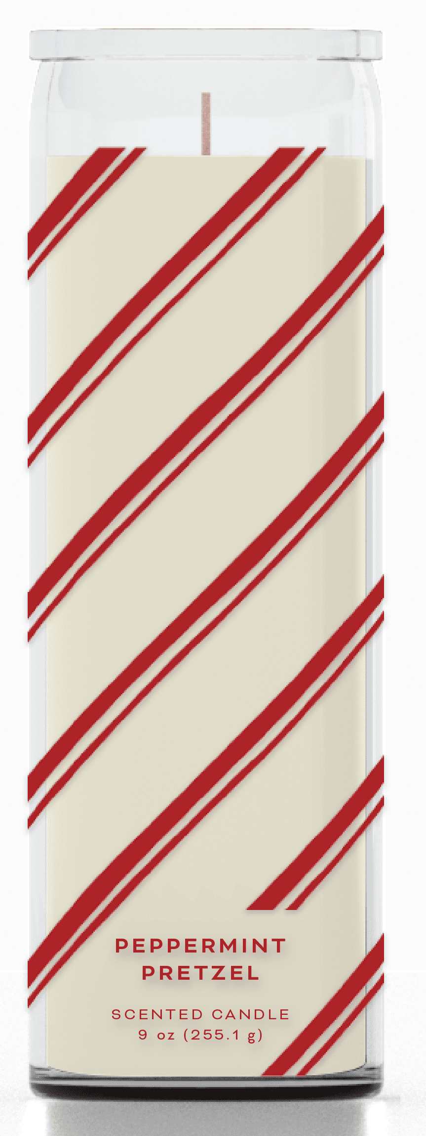 Mainstays 9oz Scented Single Wick Holiday Candle, Peppermint Pretzel ...