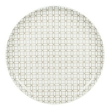 Beautiful Modern Dots Set of 4 Stoneware Dinner Plates White by Drew ...