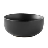 Mainstays Alessandra Matte Black Stoneware Bowl - Walmart Business Supplies