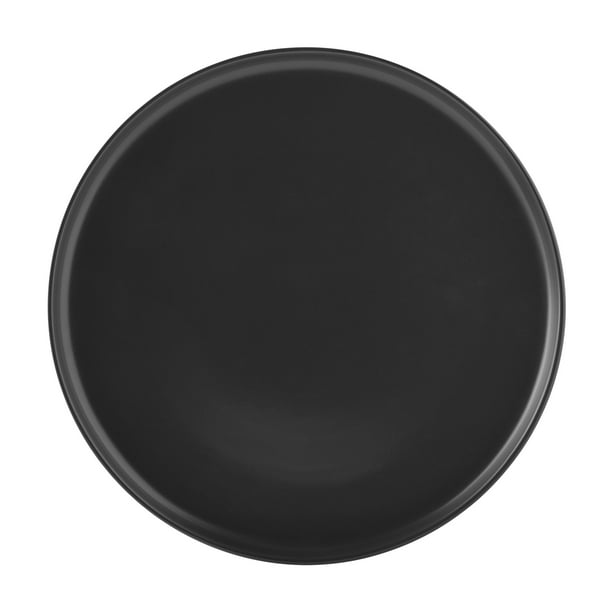 Mainstays Alessandra Matte Black Stoneware Dinner Plate - Walmart.com