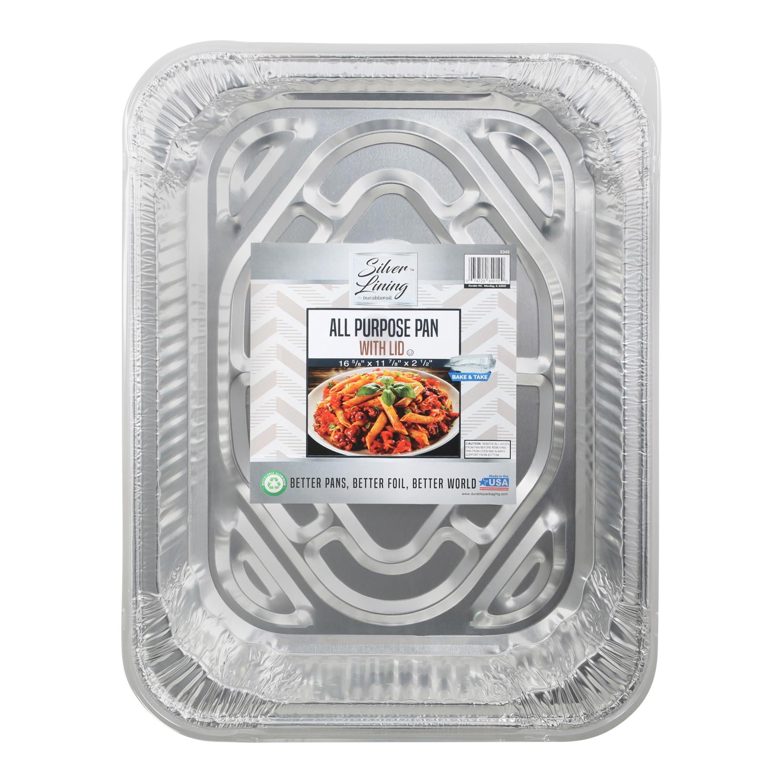 Mainstays All-Purpose Pan with Lid 16.63" x 11.88" x 2.63" - Walmart.com