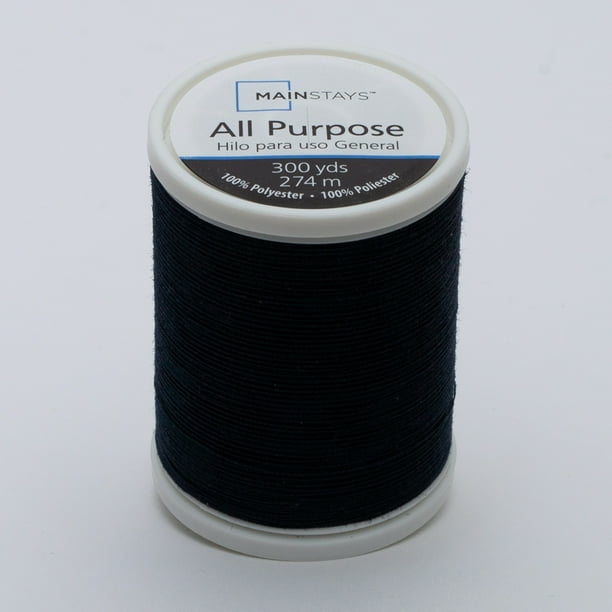 Mainstays All Purpose Sewing Thread 300 Yards Navy Blue - Walmart ...