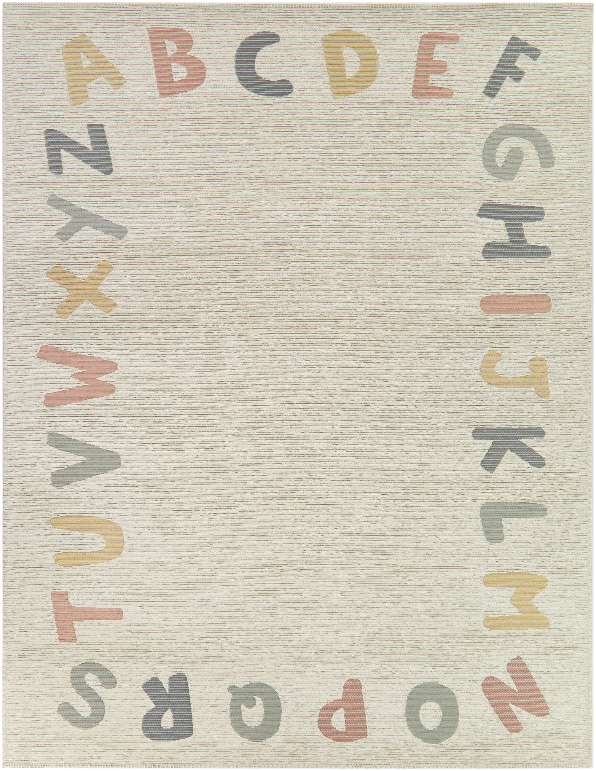 Mainstays Alphabet Indoor Rug, 6'7"W x 9'L - Walmart.com