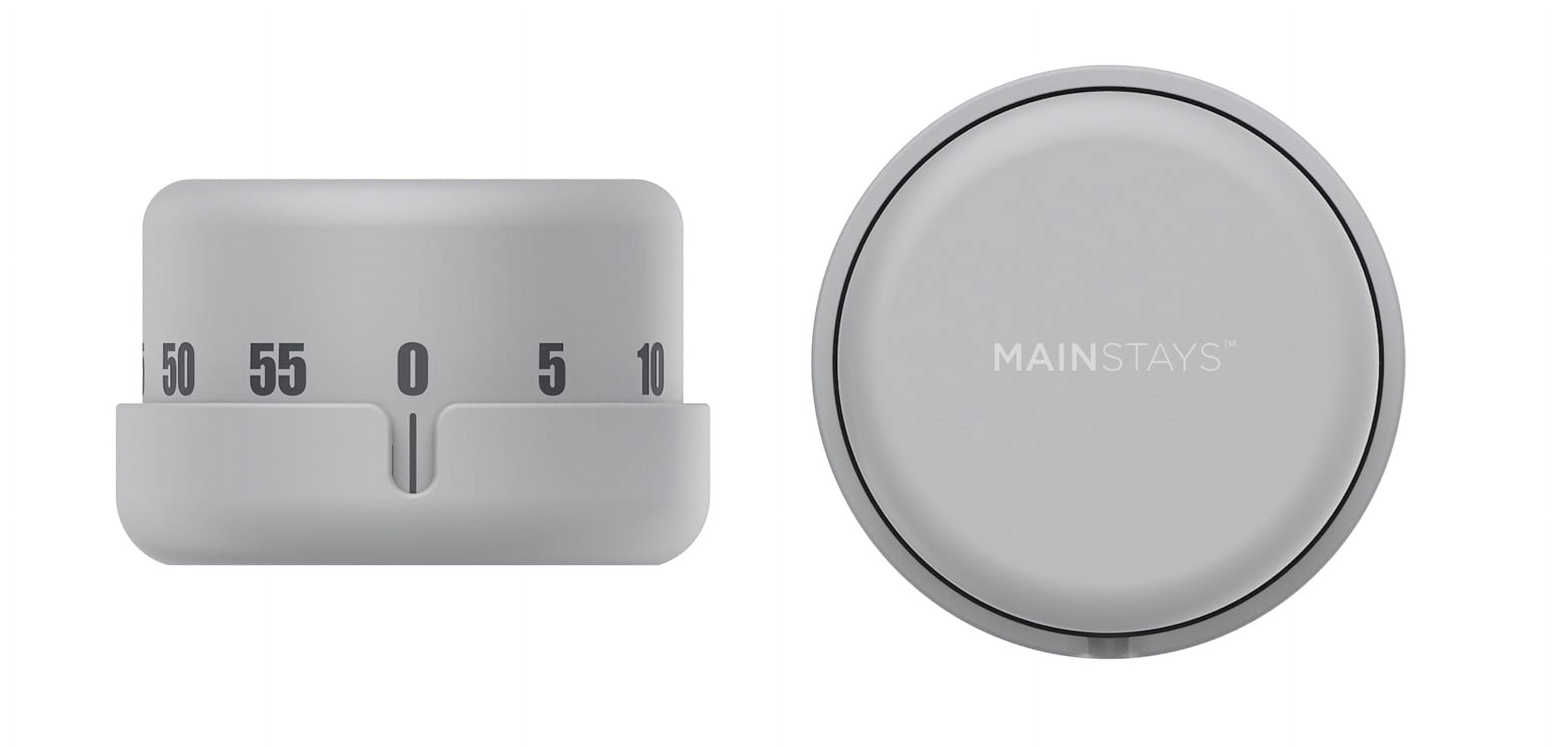 Brandclub - Mainstays Analog Kitchen Timer, White Brandclub - Mainstays Analog Kitchen Timer, White