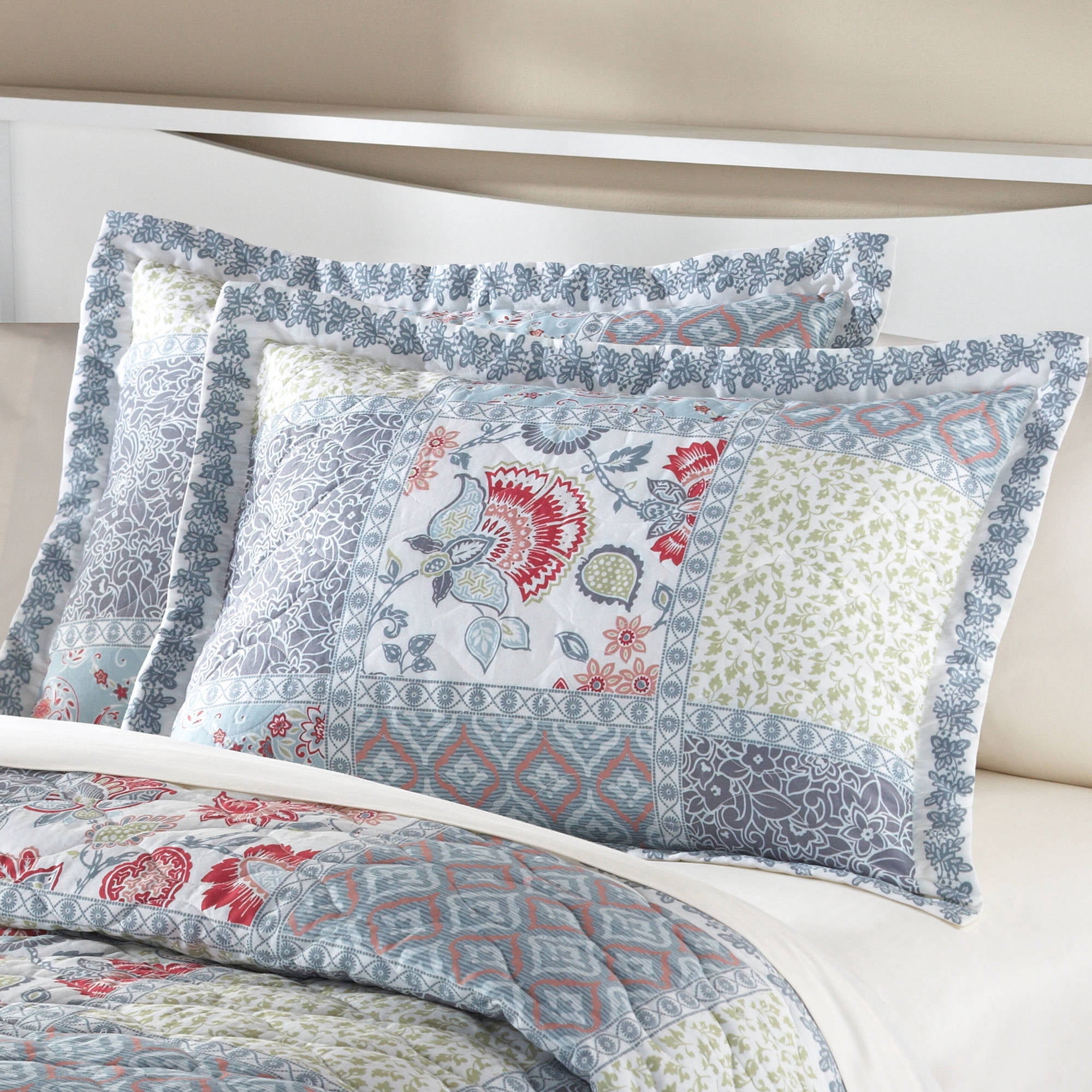 Mainstays Antique Floral Quilt Collection - Walmart.com