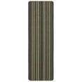 Mainstays Apollo Striped Indoor Polypropylene Area Rug, Grey, 19.5" x ...