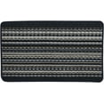 Mainstays Apollo Striped Indoor Polypropylene Area Rug, Navy, 17.4" x ...