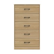 Roundhill Furniture Broval 5 Drawer Chest - Walmart.com