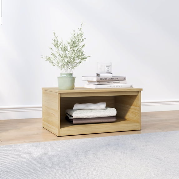 Mainstays Ardent Open Shelf Modular Storage System Euro Oak ...