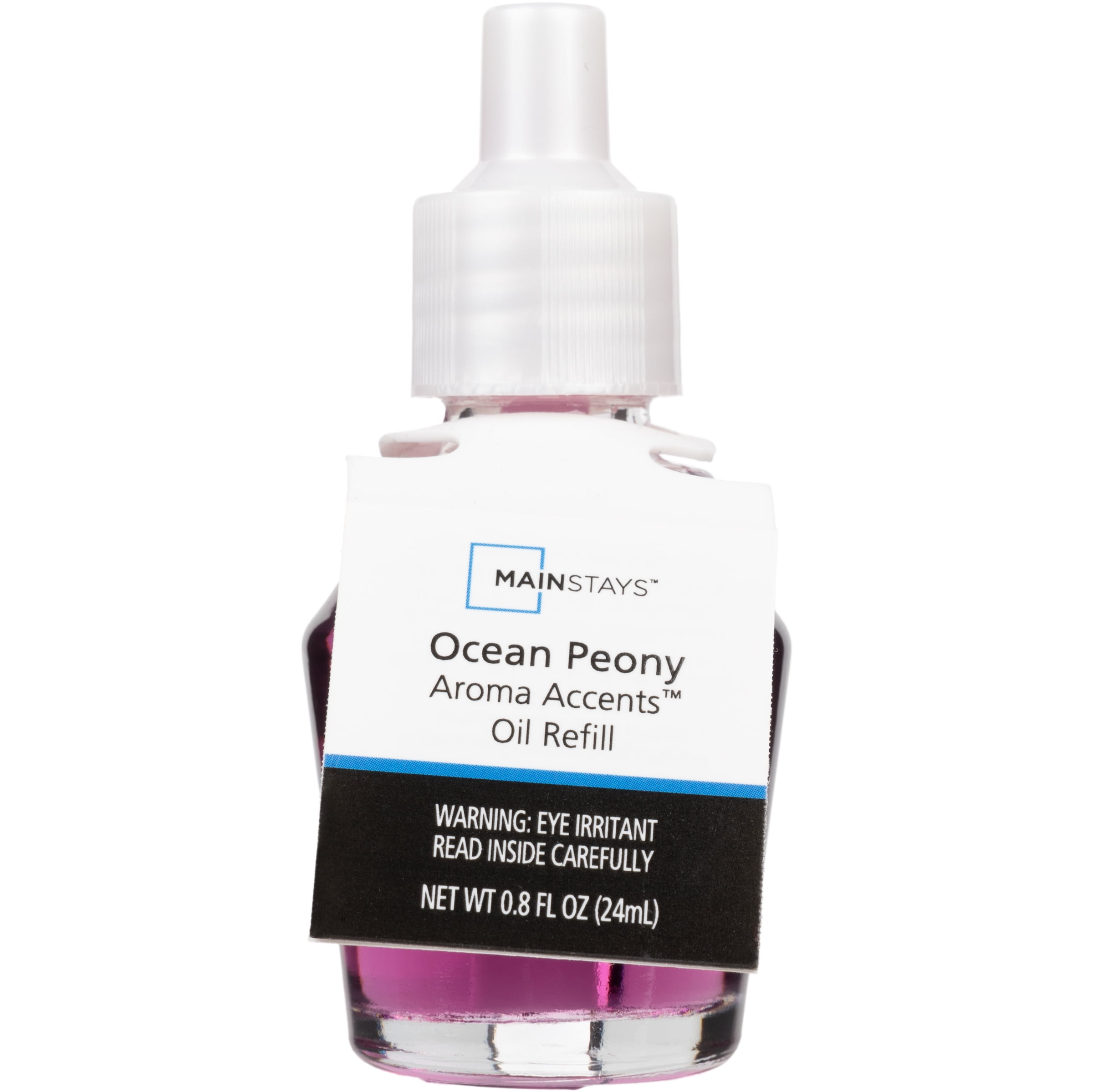 Mainstays Aroma Accent Fragrance Oil Ocean Peony 24 mL Coastal Sea Air ...