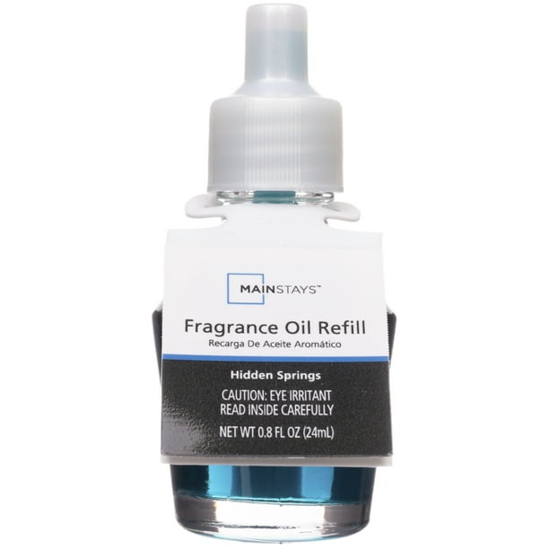 Mainstays Aroma Accents Oil Refill 24 mL, Hidden Springs - Walmart ...
