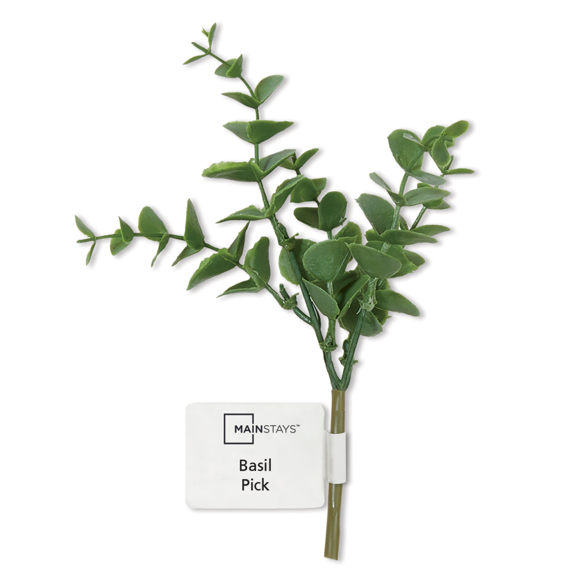 Mainstays Artificial Herb Pick 4.75 inch x 7.5 inch Basil - Walmart.com