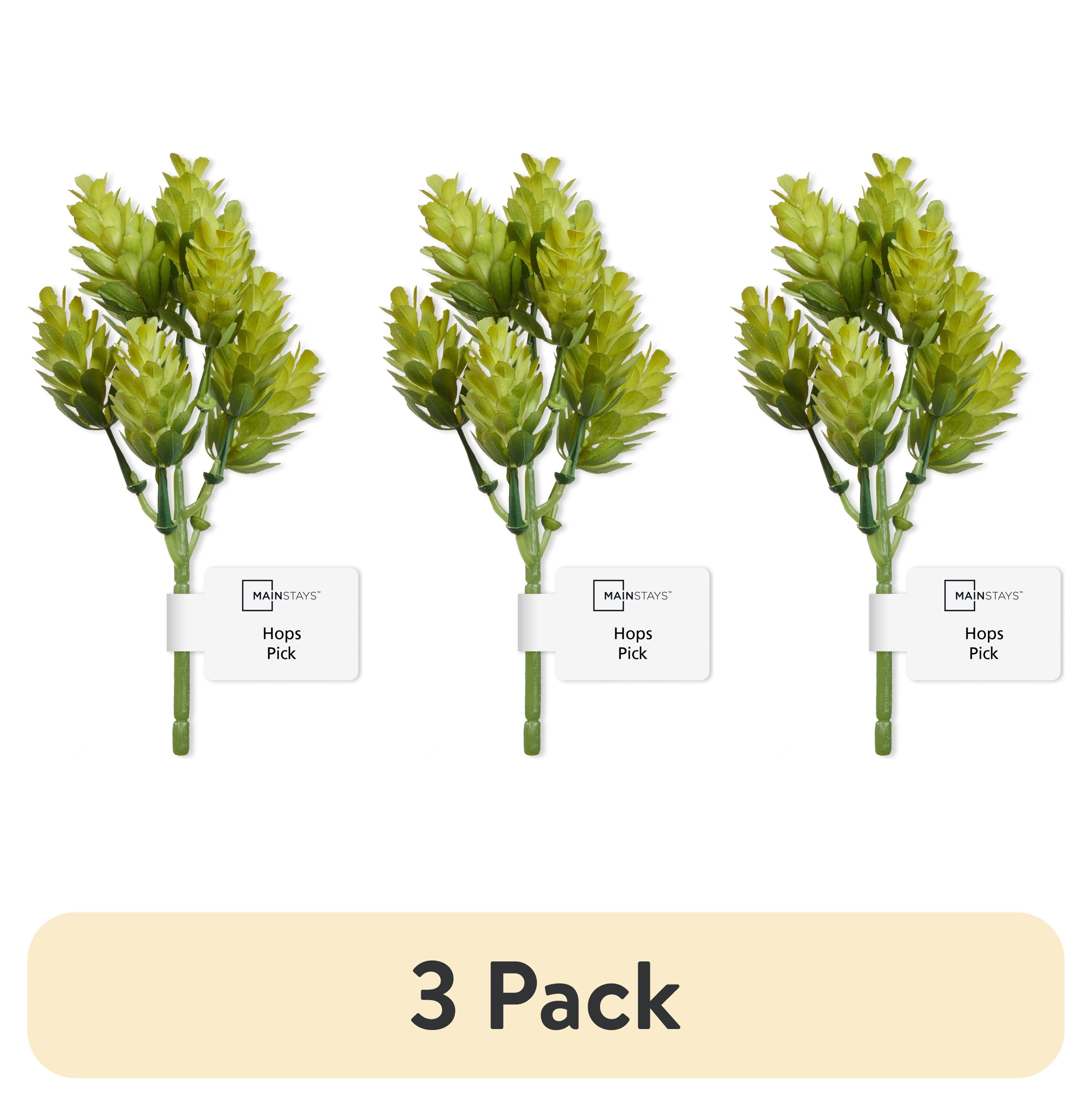(3 pack) Mainstays Artificial Hops Pick 2.5 Inch x 6.4 Inch Green ...