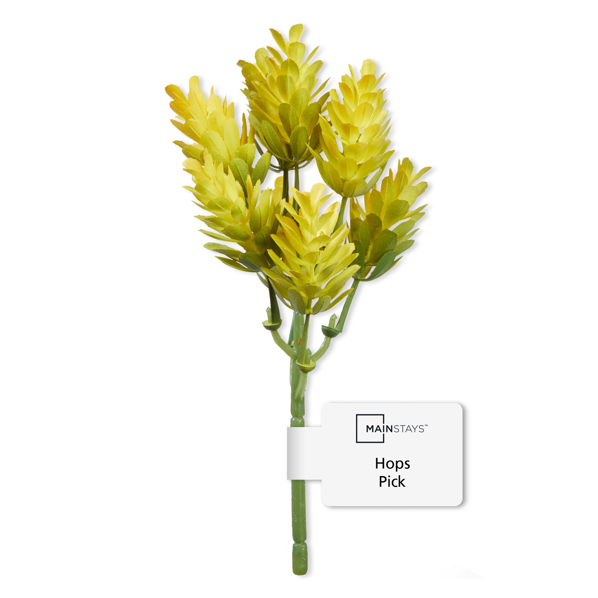 Mainstays 6.5" Artificial Yellow Hops Pick - Walmart.com