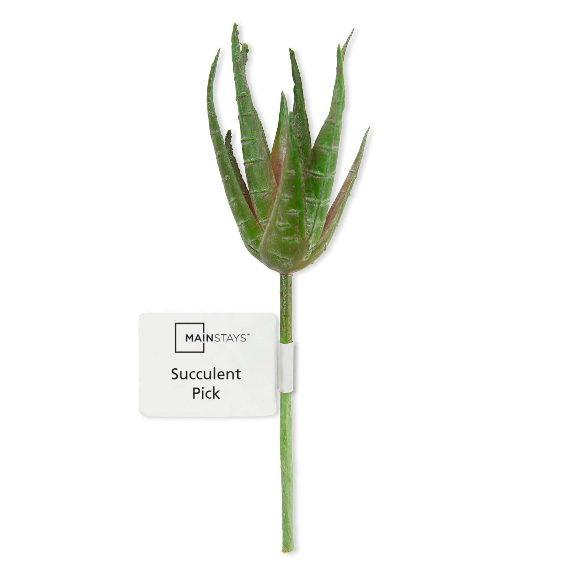 Mainstays 4" Artificial Green Spike Succulent Pick - Walmart.com