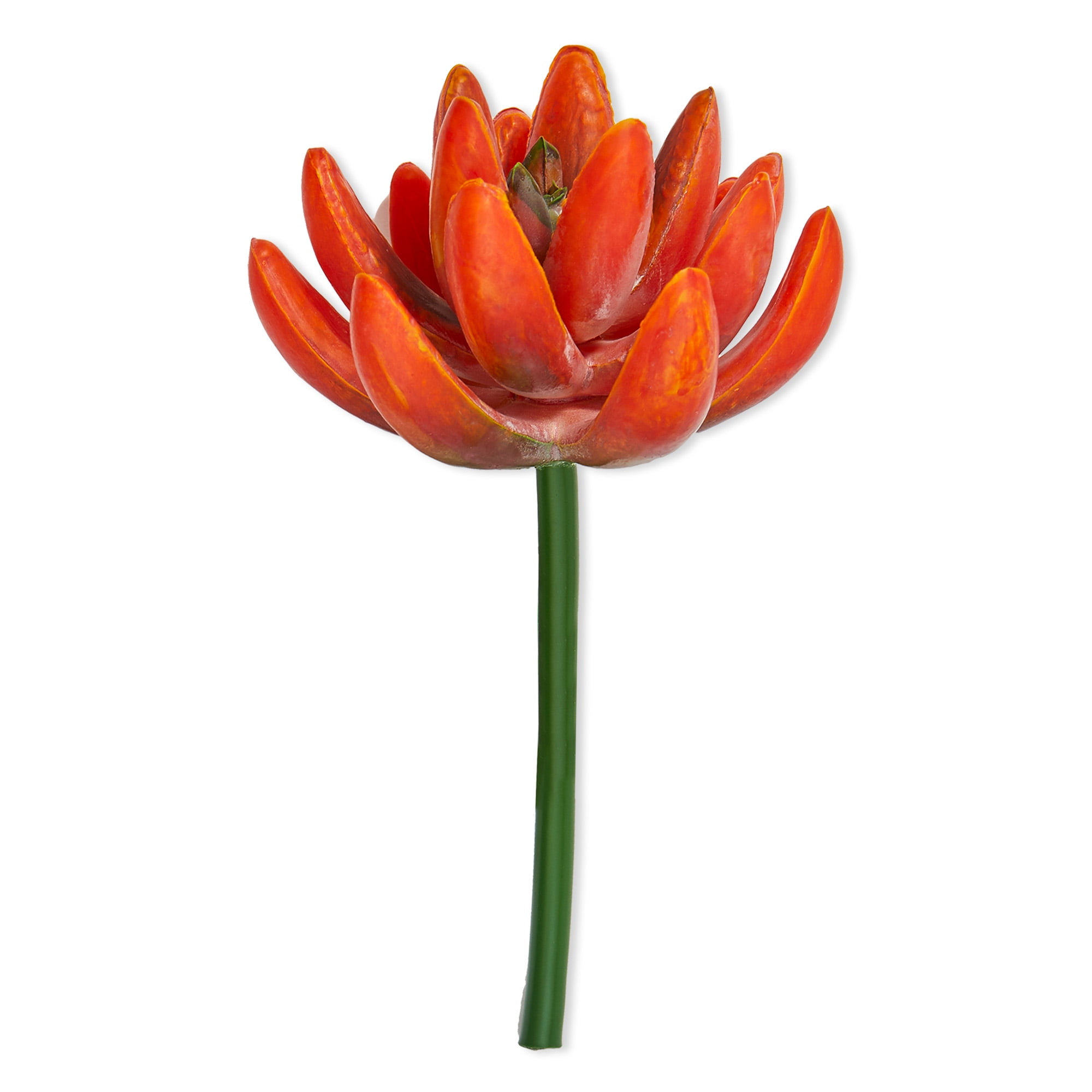 Mainstays Artificial Succulent Pick 3 inch x 5 inch Orange Agave ...