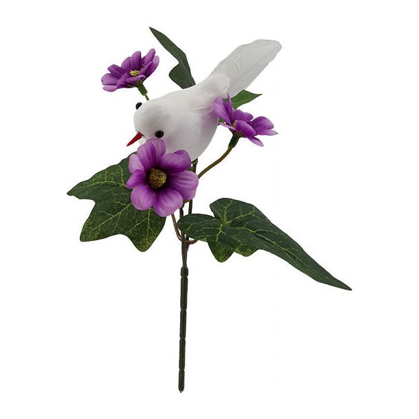 Mainstays Artificial White Bird Memorial Pick - Walmart Business Supplies