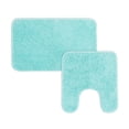Mainstays Basic 2 Piece Polyester Bath Rug Set, 20" x 32" Rug and ...