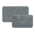 Mainstays Basic 2 Piece Polyester Bath Rug Set, 20" x 32" and 24" x 40 ...