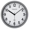Mainstays Basic Indoor 8.78" Black Analog Round Modern Wall Clock ...