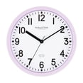 Mainstays 8.78" Pink Plastic Analog Wall Clock with Quartz Movement and ...