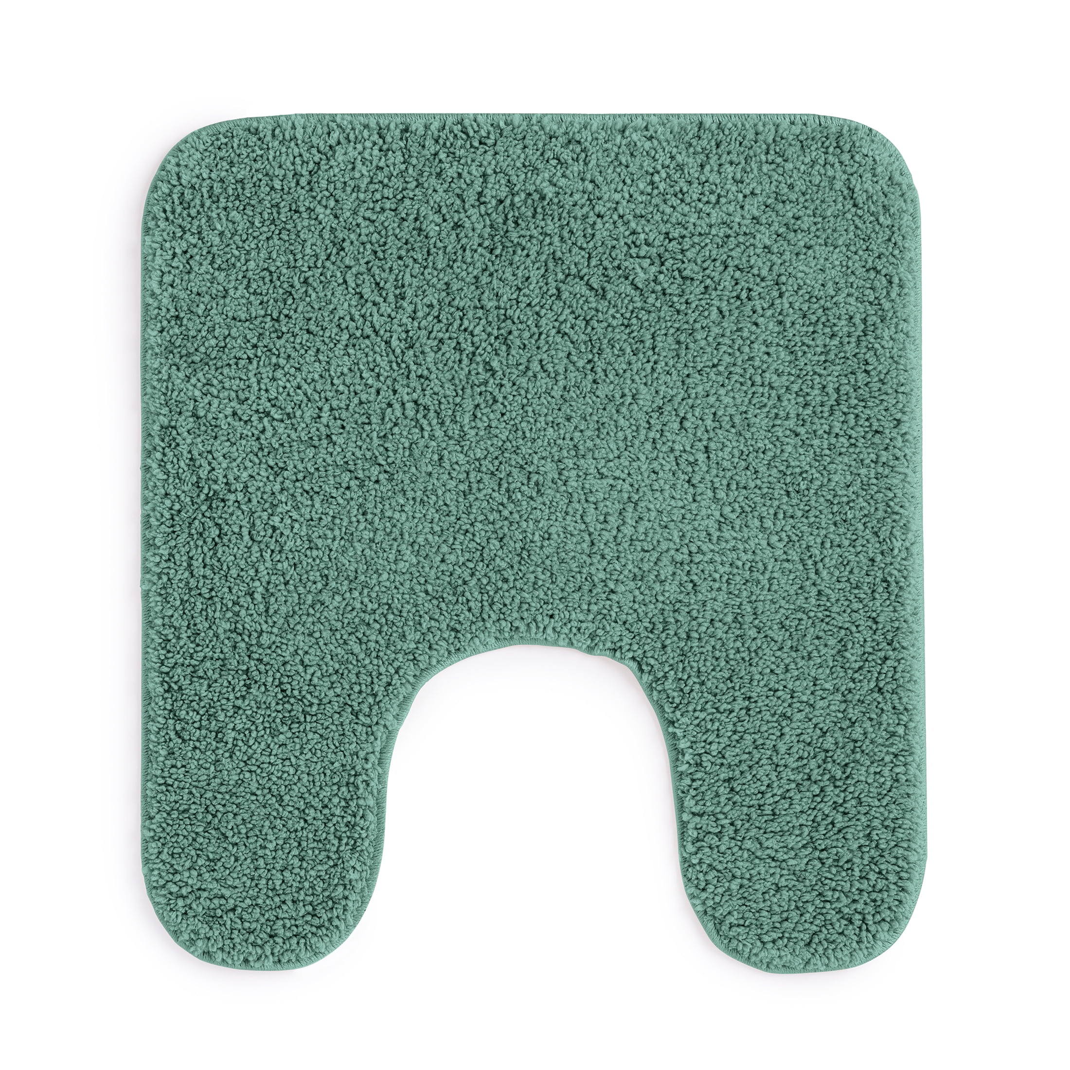 Mainstays Basic Polyester Contour Bath Rug, Greenbrier, 20" x 22 ...