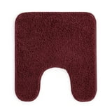 Mainstays Basic Polyester Contour Bath Rug, Red, 20" x 22" - Walmart.com